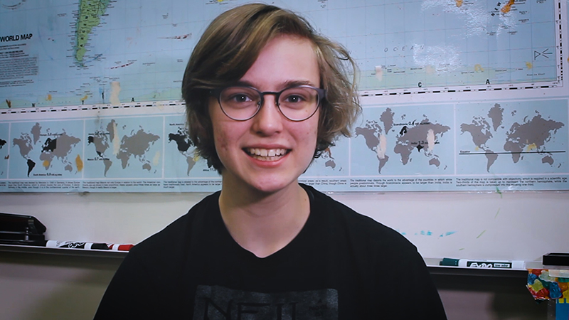 This openly transgender student dreams of reaching the stars as an ...