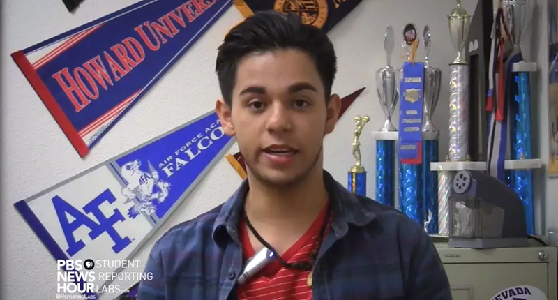 Angel Flores, Nevada - PBS News Student Reporting Labs - PBS News ...