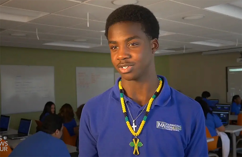 Crossing the Divide: Michael Martin Jr. - PBS News Student Reporting ...