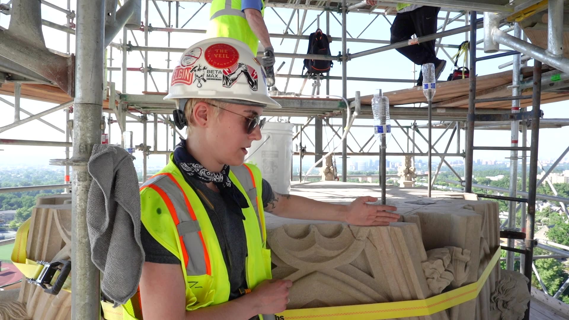 Stonemasons at the National Cathedral chip in to tell a more inclusive ...