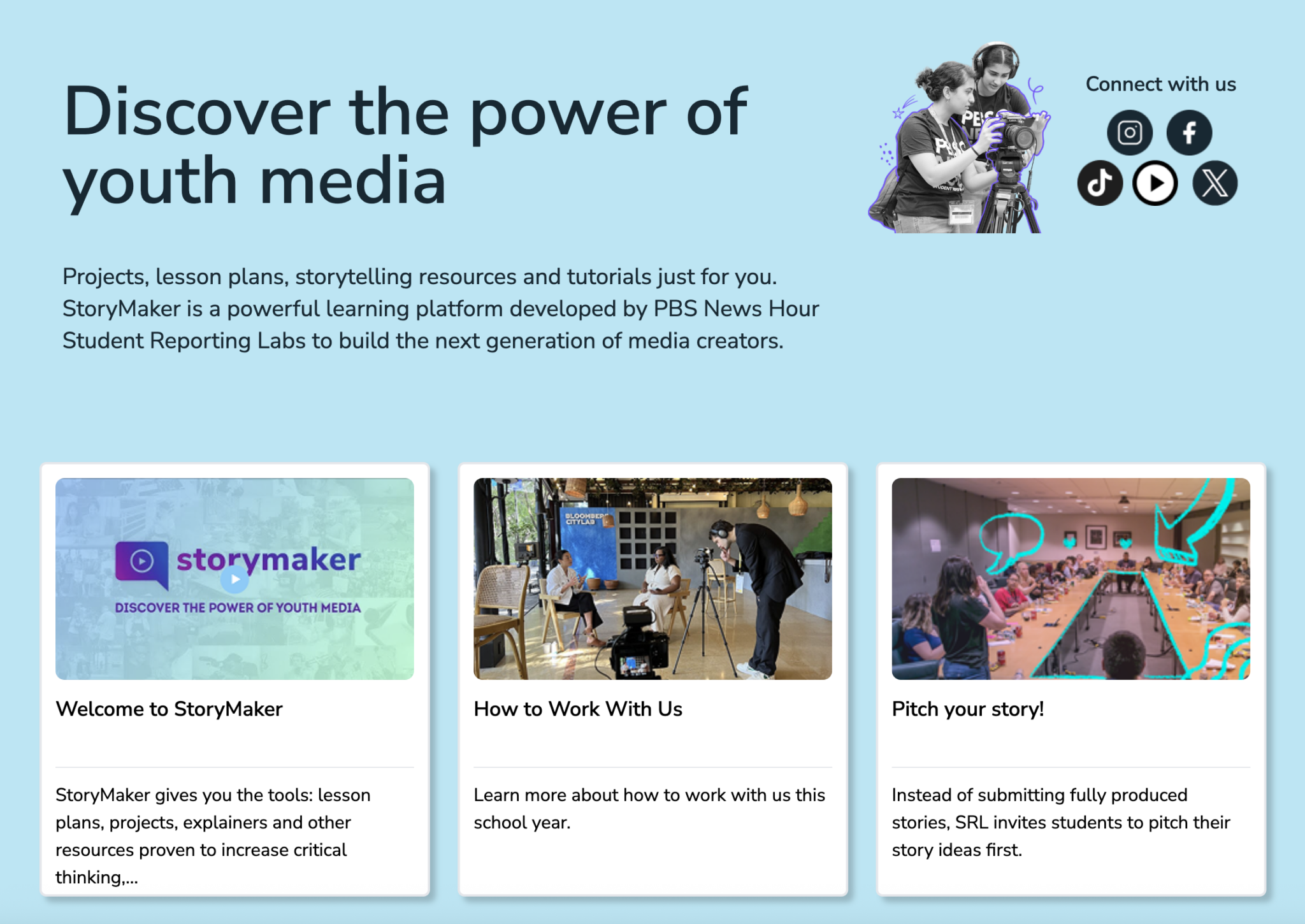 Broadcast Journalism Curriculum & Lesson Plans - PBS News Student ...